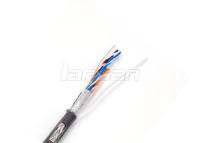 China Double Jacket Al Foil 24AWG HDPE Cat5e Lan Cable for sale