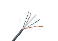 China PVC Unshielded Copper Clad Aluminum 4 Pair Cat6 Cable 23AWG Quick Installation for sale