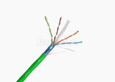 China Al Foil HDPE 4 Pairs CCA 305m Indoor Cat6 FTP Cable for sale