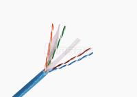 China 4P Twisted Solid Copper Cat6 Lan Cable 350Mzh Network Ethernet Cable for sale