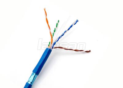 China LSZH PVC 305m UTP Cat6 Ethernet Cable 23 America Guage Wire Al Foil for sale