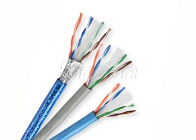 China PVC Unshielded Copper 23AWG 4 Pair Cat6 Network Cable for sale