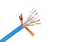 China FTP UTP SFTP 4 Pairs BC CCA Network Lan Cable , Indoor Cat 6 FTP Cable 305m Pull / Box for sale