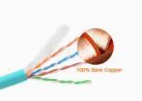 China Unshield CM CMR Rated Cat6 UTP Cable , PVC Jacket Ethernet Cat6 Cable for sale