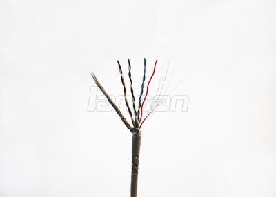 China Durable Bare Copper Cat5e Patch Cord / Cat5e SFTP Cable With HDPE Insulation for sale