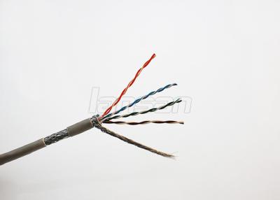 China ROHZ Sranded Cat5e Patch Cord 24AWG Solid Bare Copper For Cabling System for sale