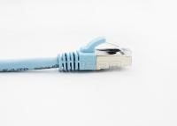 China 26AWG O.F.C. Cat5e Ethernet Cable , Flexible PVC 50U Gold Plated Shielded Cat5e Cable for sale