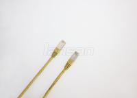 China 4 Pair Stranded Bare Copper Cat6 Patch Cord Felxible LSZH Jacket ETL Approved for sale