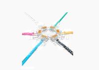 China Round RJ45 Cat6 Patch Cord 0.4mm O.F.C. Copper Ethernet UTP Cable For Computer Networks for sale