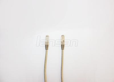 China 4 Twisted Pair Cat6 Shielded Patch Cable ROHS Jacket Humanized Design for sale