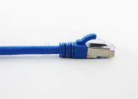 China PVC HDPE Cat6 Shielded Patch Cable RJ45 Al Foil Mylar Fluke Test for sale