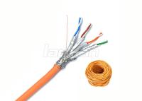 China Al Foil Cat6A Lan Cable Copper Braiding Cat6a SFTP Cable for sale
