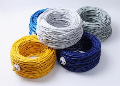 China Channel Test Cat6A Lan Cable 500 M/Roll 23awg Twisted Pair Network Cable for sale