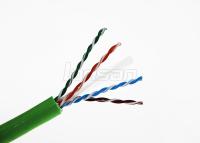 China High Speed Transmission Cat6A Lan Cable Rohs Jacket PE Insulation 1000ft / 305m for sale