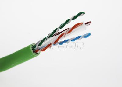 China High Speed Transmission Unshielded Ethernet Cable , U / UTP 23AWG Cat6a Ethernet Cable for sale