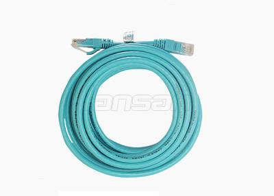 China Round CAT6A FTP Cable , CM PVC PLUS PE 1-3m RJ45 Connector Pure Copper Patch Cord for sale