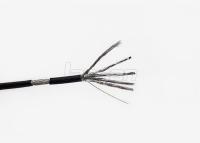 China Al Foil 4 Pairs 24AWG Cat7 Patch Cord FM-PE Insulation for sale