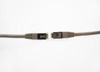 China Channel Test Cat6A Patch Cord 24 Awg 4 Twisted Pair Shielded Cable With ROHS Jacket for sale