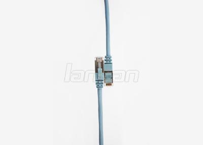 China Lszh Jacket 550MHz RJ45 Cat6a Shielded Patch Cable Stranded Bare Copper for sale