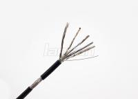 China Round PVC STP 2m 3m 5m 50U Al-Mylar Category 6a Cable for sale