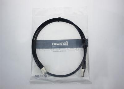China Fluke Test Cat6A Patch Cord 23 Awg 4 Pair Shielded Cable With ROHS Jacket for sale
