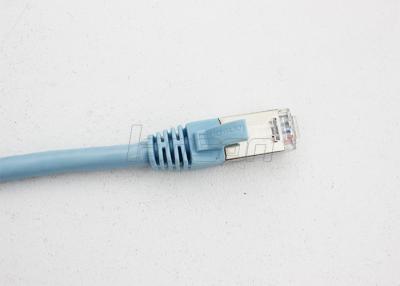 China RJ45 FM PE Cat6A Patch Cord Al Mylar  3m Cat6A Flexible Network Cable for sale