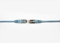China 500MHz SSTP Cat6A Patch Cord RJ45 Blue Snagless Ethernet Network Cable for sale