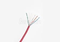 China 50U Gold Plated UTP Cat5e Patch Cord 4 Pair Stranded Wire 24AWG PVC Jacket for sale