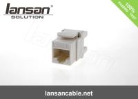 China 24 Port Staggered UTP Blank Patch Panel , RJ45 Cat6 Keystone Jack Quick Installation for sale