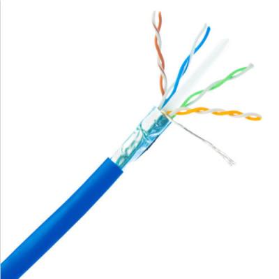 China HDPE Al Foil Twisted Lan Cable UTP FTP CCA BC With Bare Copper Conductor for sale