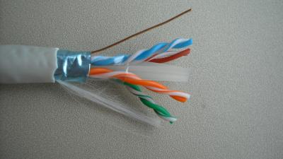 China 4 Pair Cat6 Lan Cable 0.565 BC OFC Solid Bare 23AWG Copper SFTP Cable 305m/Roll for sale