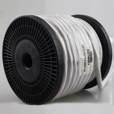 China Twisted Pair 500M/ Roll 23AWG Cat6 Shielded Ethernet Cable for sale