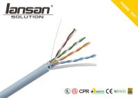 China UTP FTP 0.48mm 0.511mm HDPE Cat5e Network Cable for sale