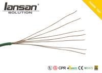 China BC PVC Cat5e Lan Cable CM Jacket FTP 4 Pair Wire CM Flame Retardant for sale