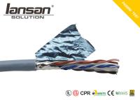 China Round RJ45 Cat6 Patch Cord 0.4mm Copper Ethernet UTP Cable For Computer Networks for sale
