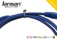 China FTP Stranded Copper Cable Cat6 Patch Cord 4 Pairs PVC Jacket With RJ45 Connector for sale