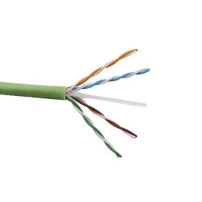 China PVC Jacket FTP Lan Cat6 Shielded Network Cable BC/CCA Conductor Fluke Test for sale