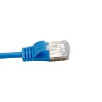 China UTP 23AWG BC Cat6 Patch Cord LAN Cable Al Foil Shiled 4 Pairs With ROHS Jacket for sale
