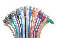 China Al Foil HDPE 24AWG Cat6 Patch Cord With PVC Jacket for sale