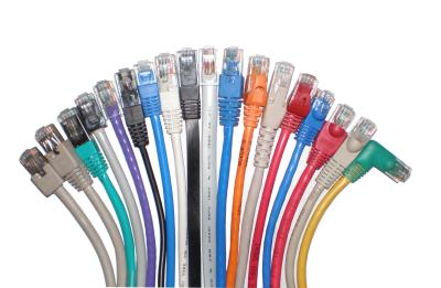China RoHS Compliant Cat6 UTP Patch Cord 23AWG BC LAN Cable Al Foil Shiled 4 Pairs for sale