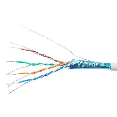 China Waterproof FTP Ethernet HDPE 24AWG PE CAT5e Lan Cable for sale