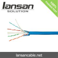 China Al Foil 0.57mm Conductor HDPE Insulation Cat6a FTP Cable for sale