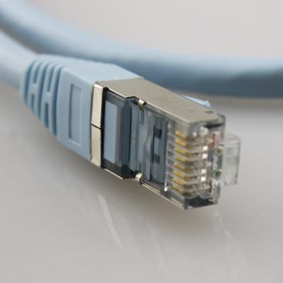 China PE BAG BC Cat6A Patch Cord 23awg 300V Keystone Jack Supported for sale