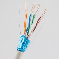 China HDPE FTP 305m / Roll PVC Cat5e Lan Cable  0.50mm Copper Clad Aluminum for sale