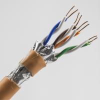 China Polyethylene SFTP BC CCA Cat6 Lan Cable 23AWG ANATEL Cat6 Shielded Cable for sale