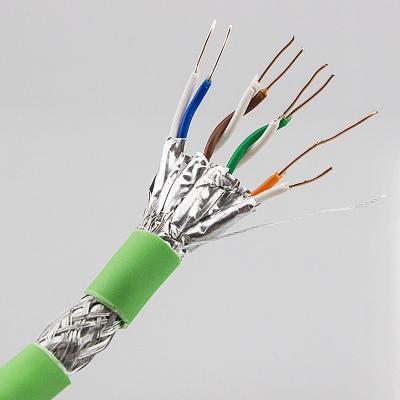 China Polyethylene SFTP BC CCA Cat6 Lan Cable 23AWG ANATEL Cat6 Shielded Cable for sale