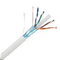 China FTP CCA Conductor Cat6 Ethernet Cable 4 Pair 305m 23AWG HDPE for sale