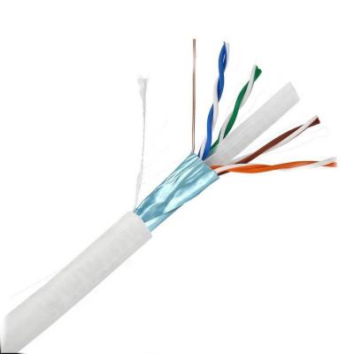 China SFTP BC SFTP 23AWG Cat6 Lan Cable Twisted Pair Gigabit Cable HDPE for sale