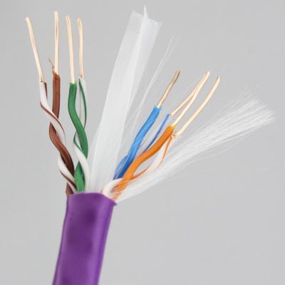 China BC 250Mzh Fluke Pass Cat6 UTP Cable Al Foil For Communication for sale
