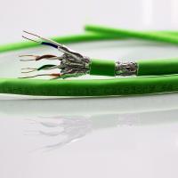 China HDPE 23AWG 0.58mm BC Cat6A Lan Cable Al Foil With PVC PE for sale
